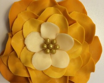 Fondant fall flowers | Etsy