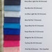 VISCOSE Color Chart
