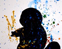 Popular items for art splatter on Etsy