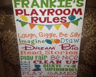 Game room rules | Etsy