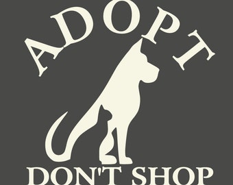 Pet adoption sign | Etsy