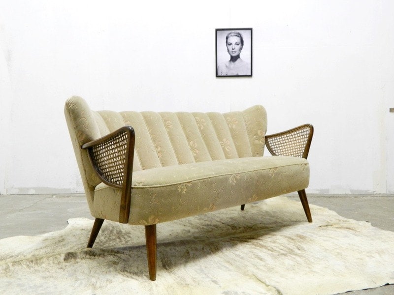 Wunderschönes Cocktailsofa Sofa Couch 50s mid century – Haute Juice
