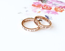 Unique couples ring related items | Etsy