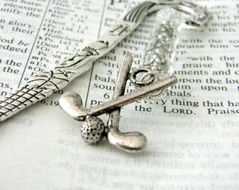 Golf bookmark | Etsy