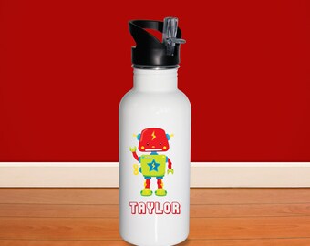 Robot water bottle | Etsy