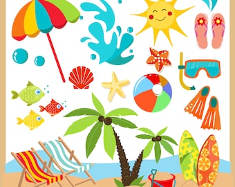 Shells Clipart Clip Art Ocean Beach Summer Clipart Clip Art