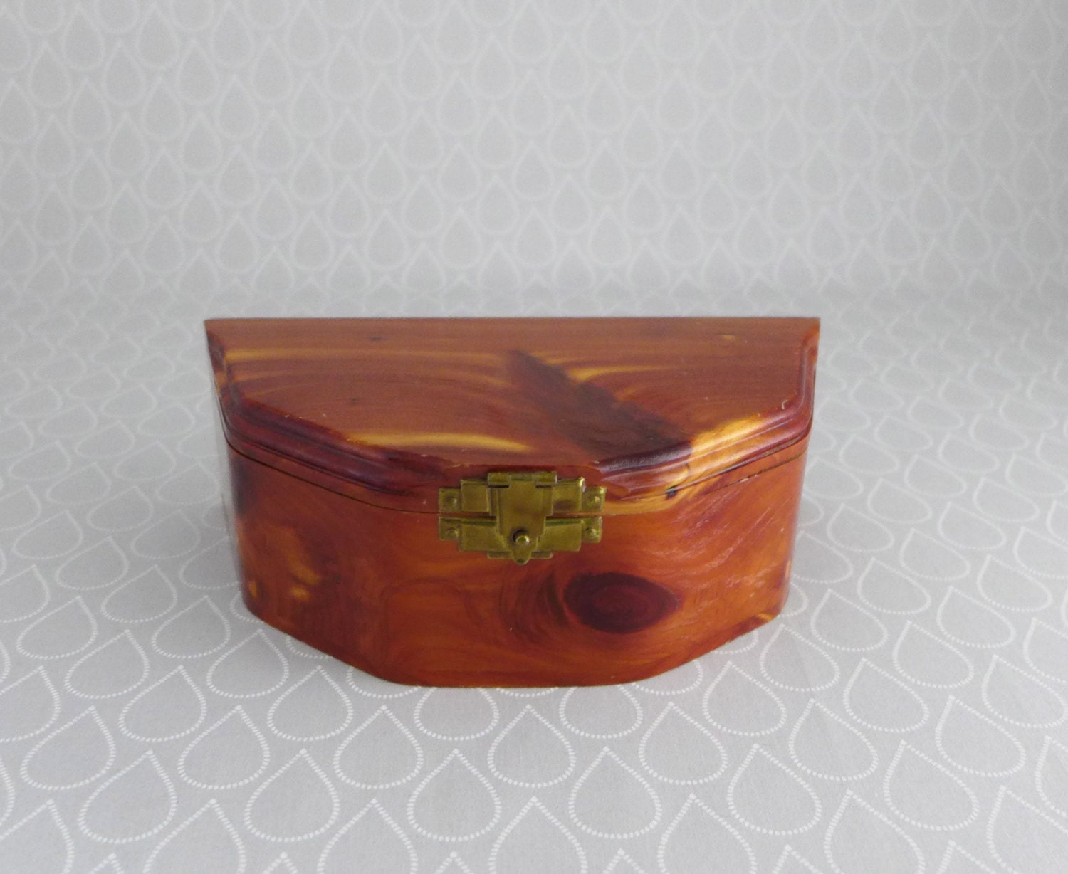 Small Cedar Box, Vintage 1960’s, Wooden Box, Treasure Chest, Keepsake ...