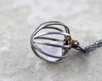 Gemstone cage | Etsy