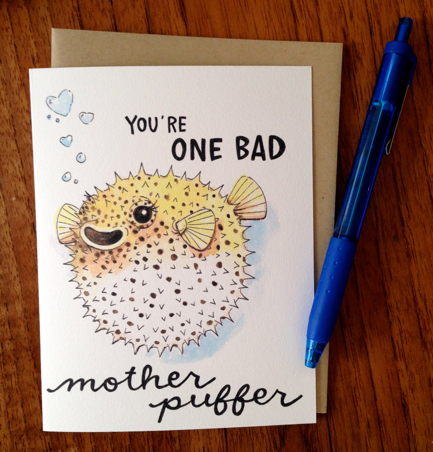 You're One Bad Mother Puffer Pufferfish Mother's Day