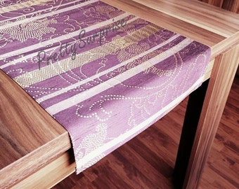 Purple table runner | Etsy