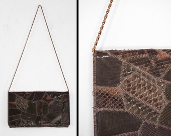 Snakeskin bag | Etsy