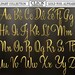 GOLD FOIL ALPHABET Digital ClipArt: Letters Numbers Symbols