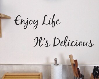 Life is delicious | Etsy
