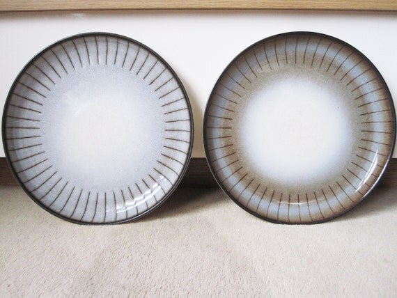 Two 1960's Denby Studio Stoneware Dinner