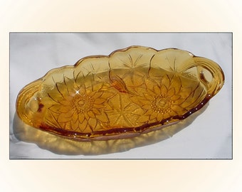 Amber textured glass | Etsy