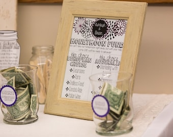 Wedding fund jar | Etsy