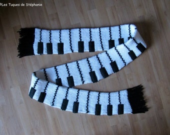 Piano scarf | Etsy