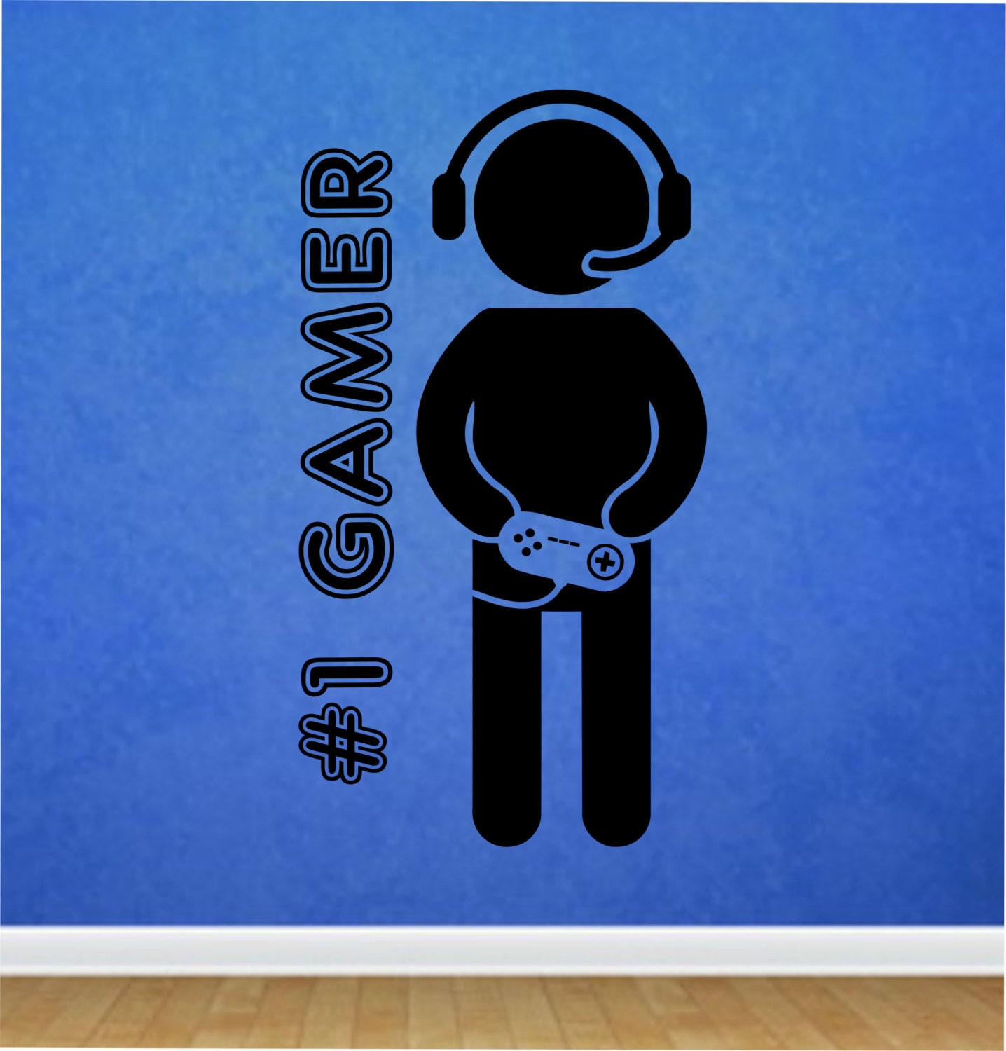 Gamer Wall Decal 1 gamer Vinyl Sticker Art Decor by StateOfTheWall