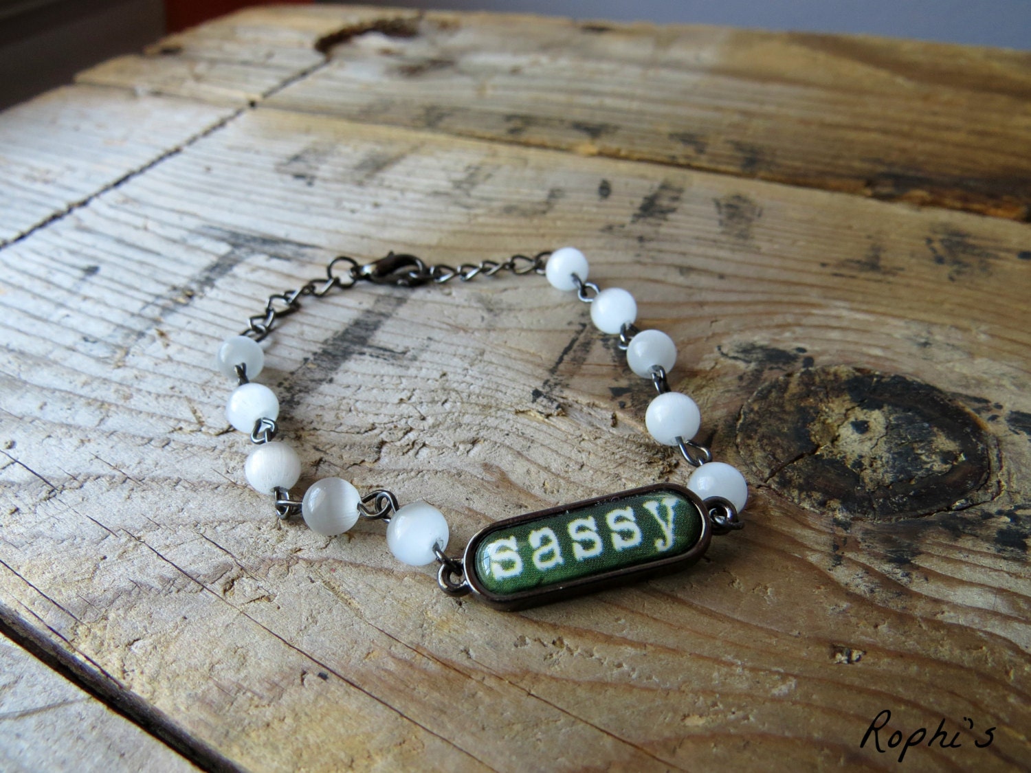 Sassy Bracelet by Rophis on Etsy