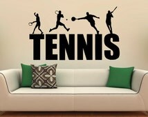 Popular items for tennis racquet decal on Etsy