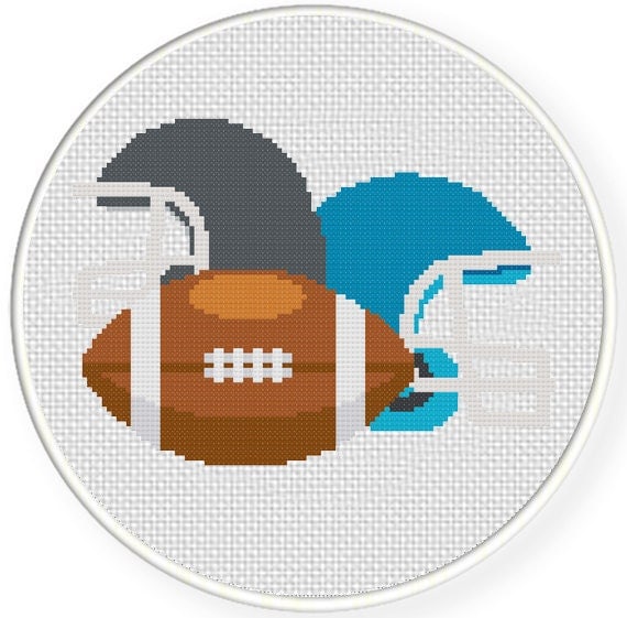 USA Football Modern Cross stitch pattern PDF – Instant download – fabricool