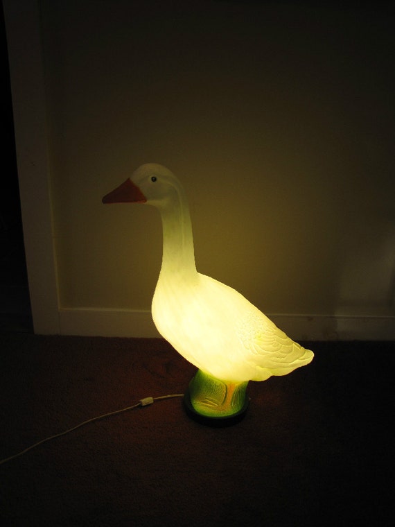 RESERVED Authentic Gladys the Goose Lamp Vintage 1970s 1980s