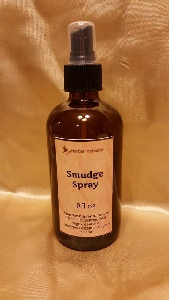 Smudge Spray room spray cleansing spray sage spray energy