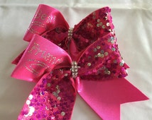 Unique infinity cheer bow related items | Etsy