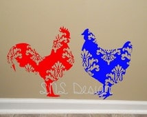 Popular items for chicken decal on Etsy