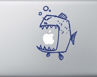 Big fish decal | Etsy