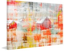 Popular items for red barn art on Etsy