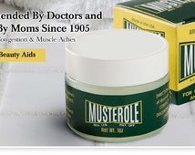 Popular items for musterole on Etsy