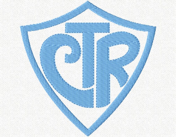 CTR Embroidery Design. CTR Crest. CTR Emblem. Choose the