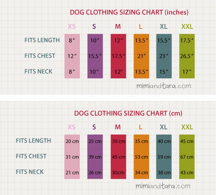 Dog Coat Pattern size S Sewing Pattern Dog by MimiandTaraStore