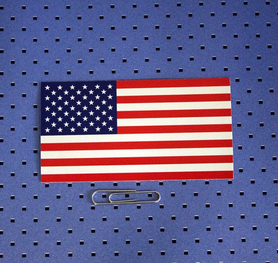 American Flag Bumper Sticker by CustomStickerMakers on Etsy