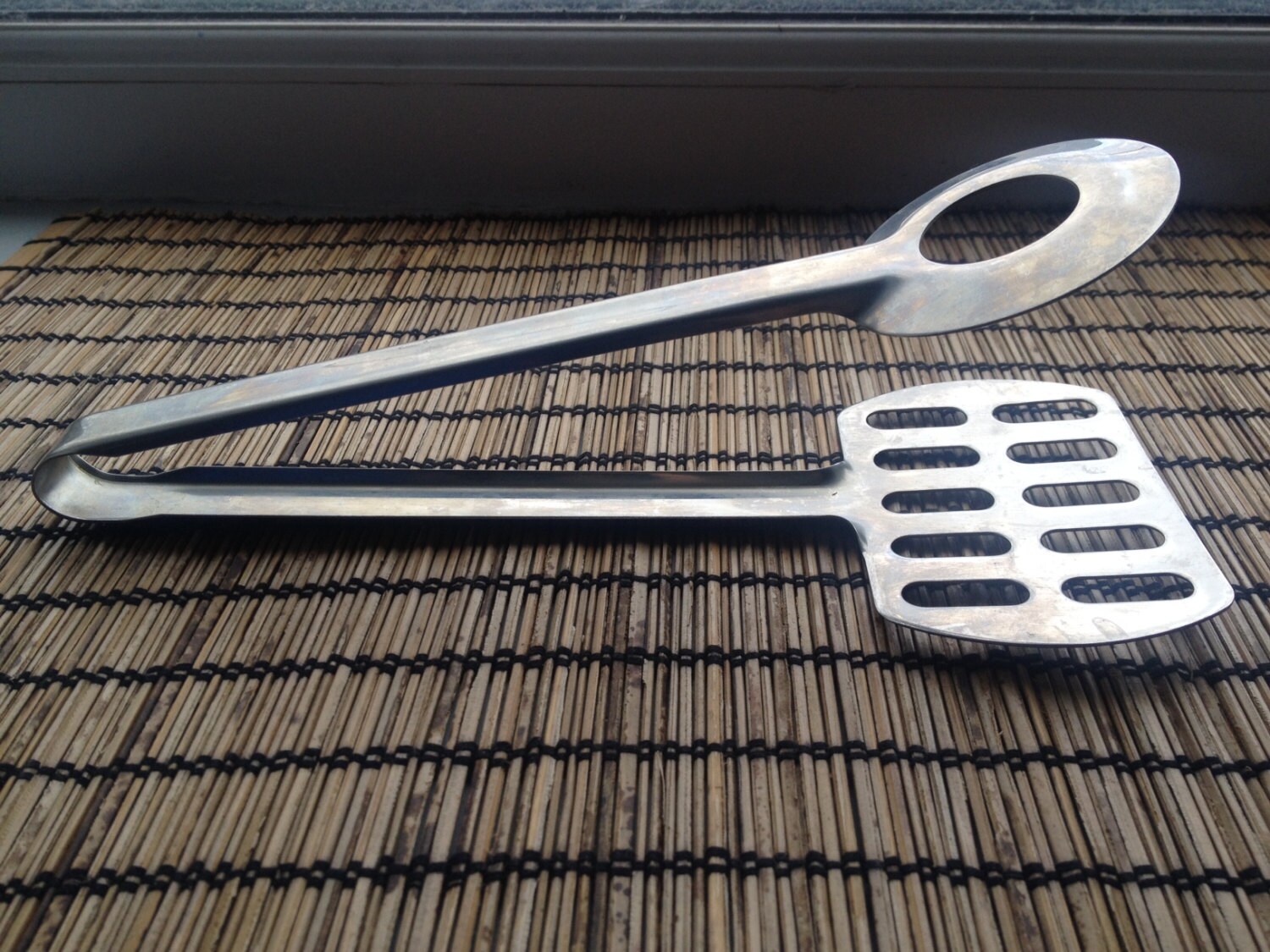 Funky Retro Vintage Stainless Steel Serving Spoons 1980. Retro ...