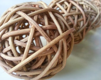 Rattan balls | Etsy