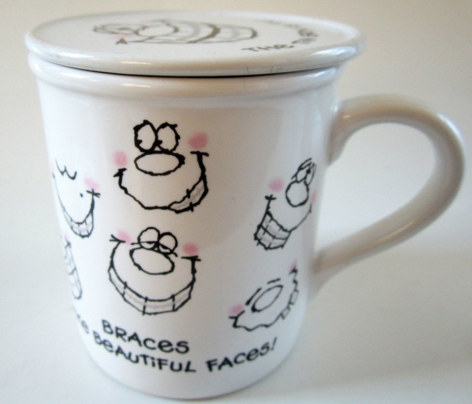 Vintage Braces Make Beautiful Faces Coffee Tea Mug Hallmark 1985 Mug ...