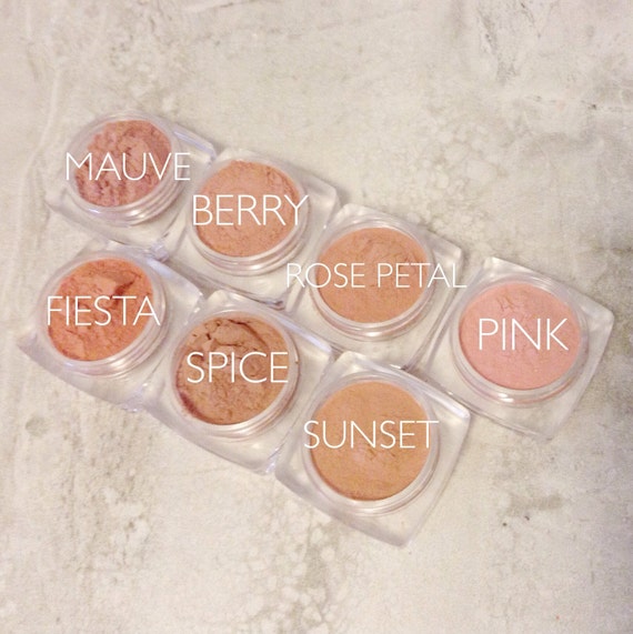 Mineral Makeup Blush Samples • Natural Vegan and Gluten-Free Makeup ...