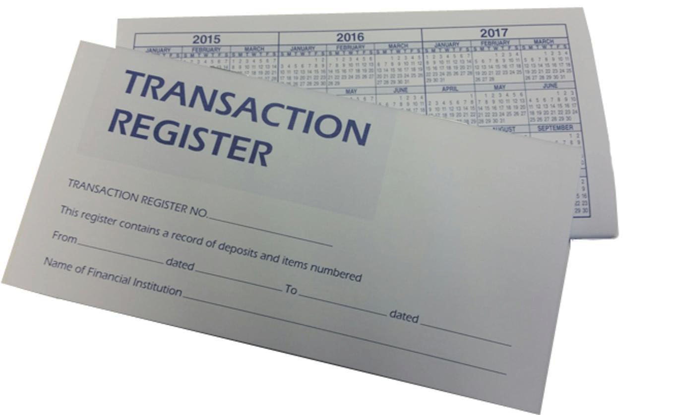 5 Check Book Register for Clear Checkbook Covers