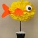Fish Goldfish tissue paper pom pom kit under the sea ocean