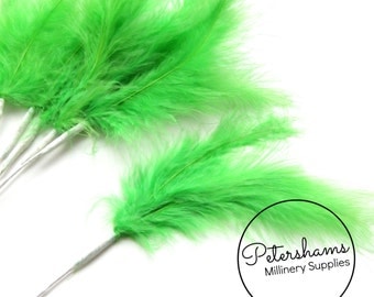 Lime green feathers | Etsy