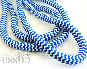 White Knitted Trim Rope Cord Semisoft Climbing Cord by vess65