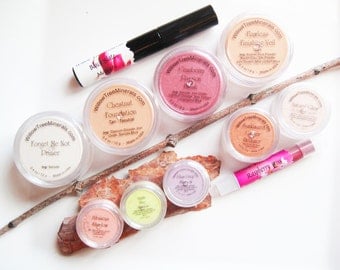 12 Sample Bags Pure and Natural Mineral Makeup