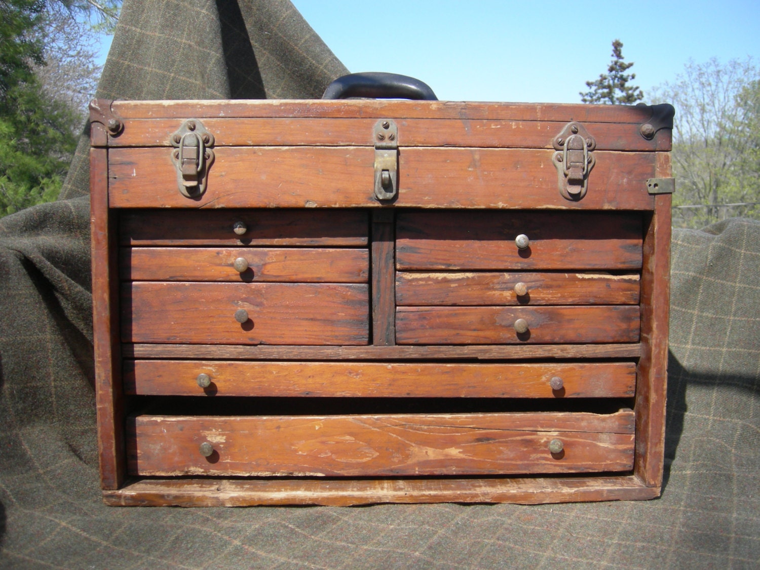 Awesome Vintage Tool Box – 8 Drawers – Haute Juice