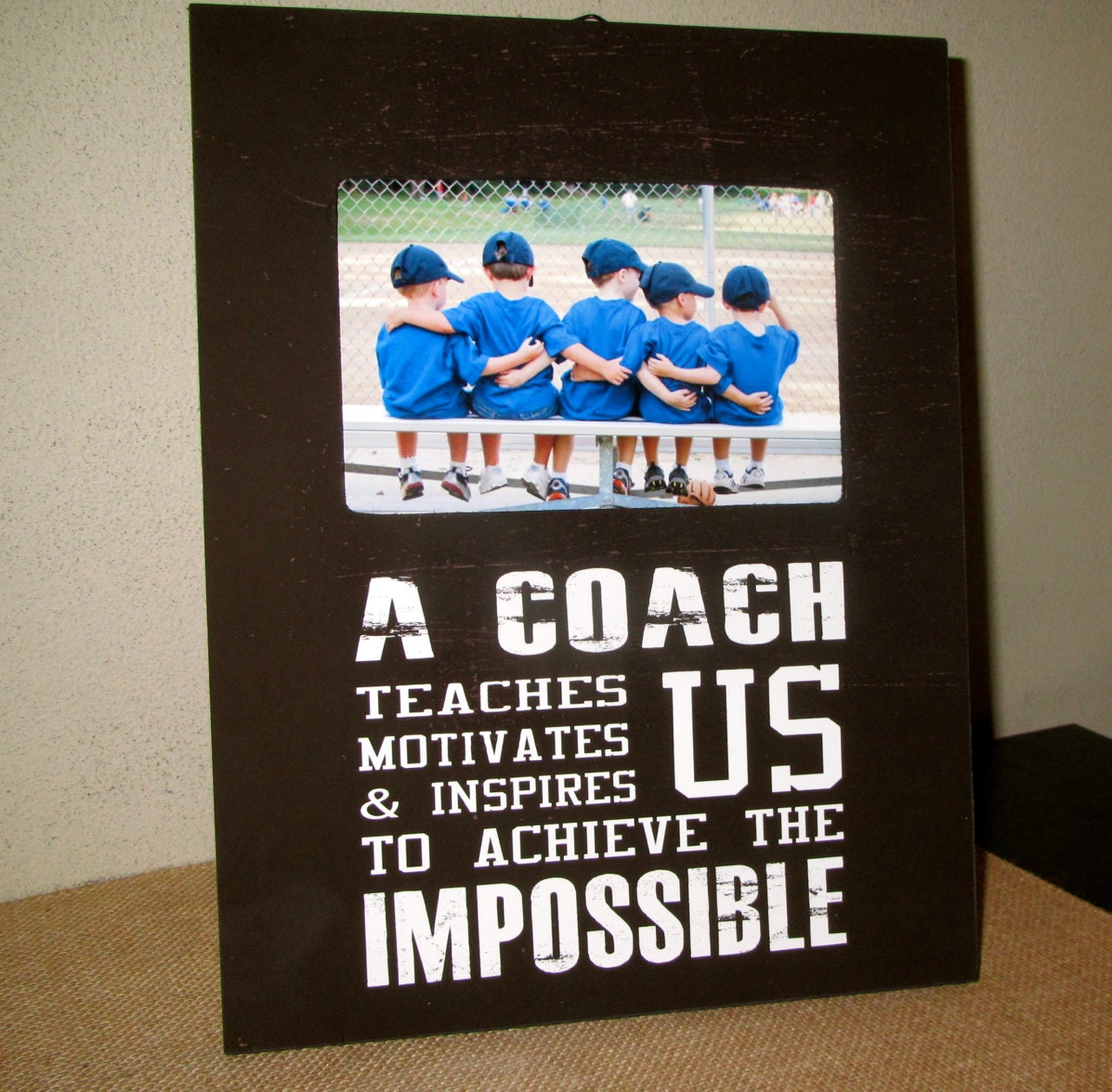 Coach Gift Coach Frame Sports Team Picture Frame for Coach A