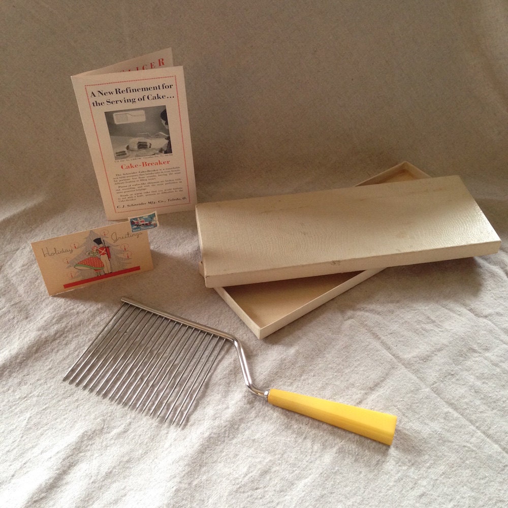 Vintage Cake Breaker Mid Century Modern Mad Men Era – Haute Juice