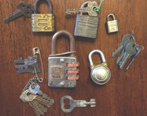Popular items for vintage lock and key on Etsy