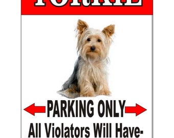 Yorkie signs | Etsy