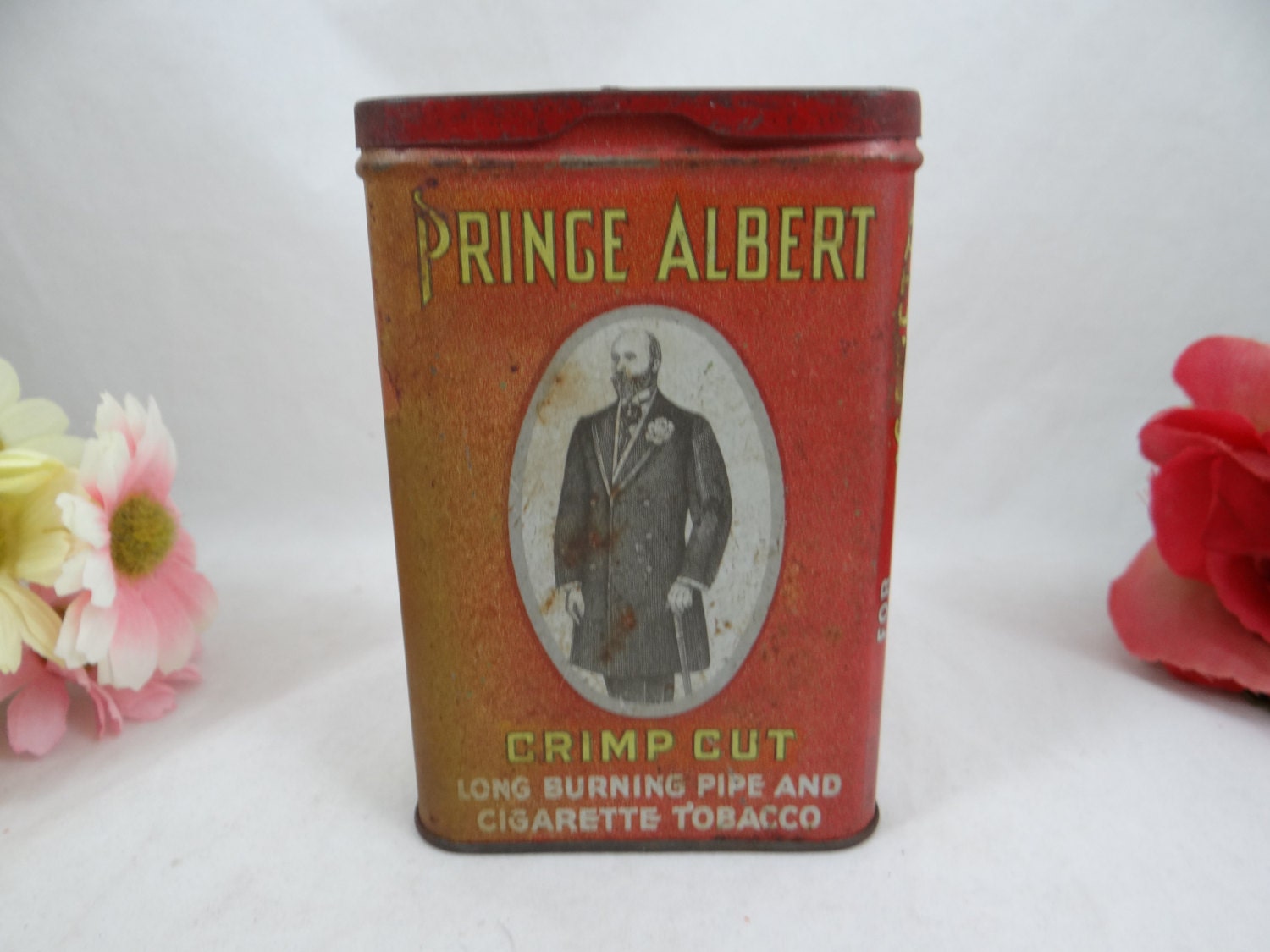 1950s Vintage Prince Albert Crimp Cut Tobacco by SecondWindShop